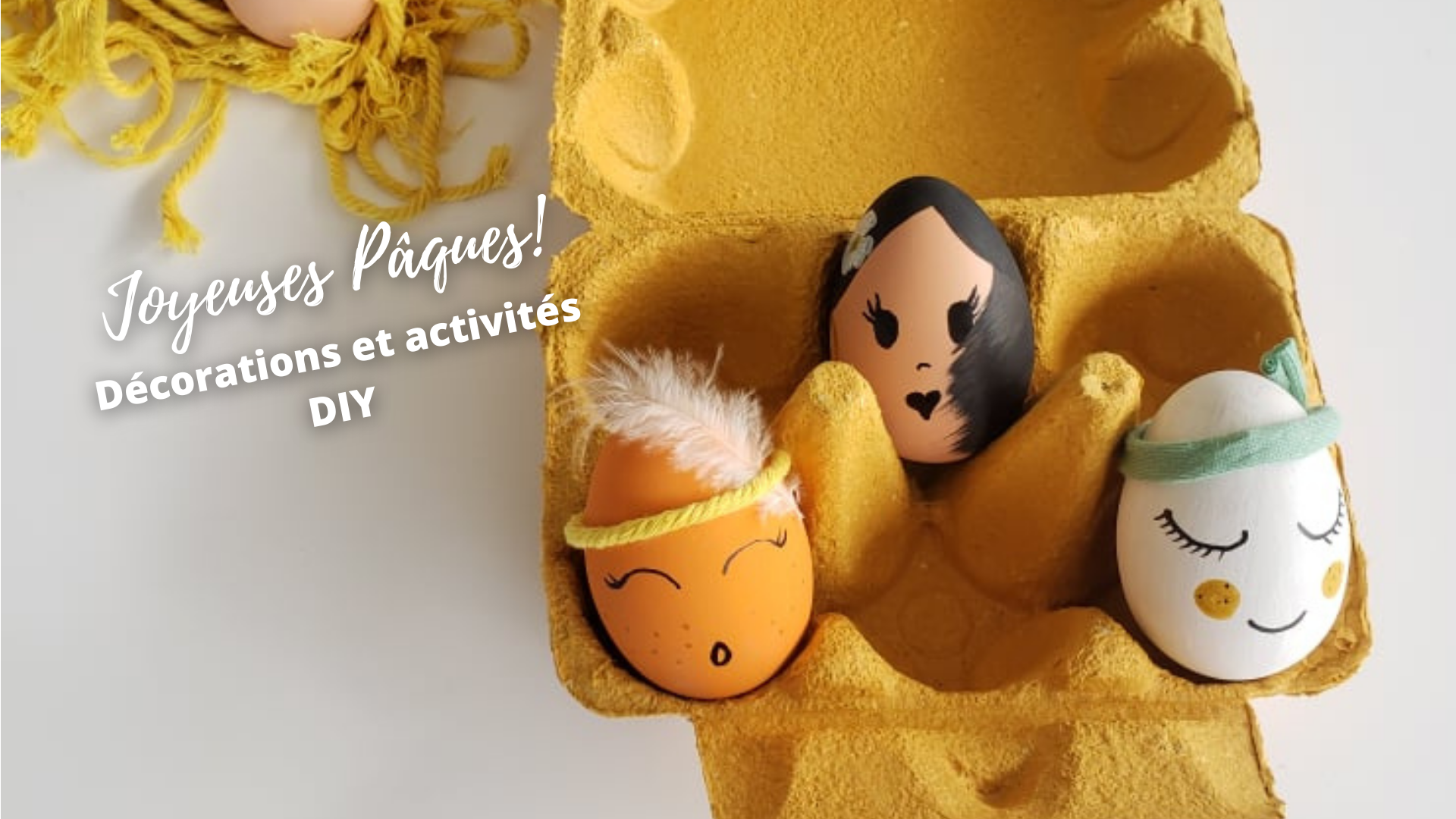 Décorations et activités DIY de Pâques à faire avec vos enfants ...